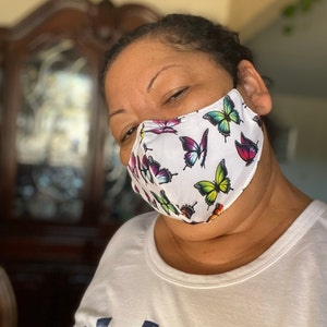 Extra Large Face Mask for Men / XL and XXL Masks / 100% Cotton ...