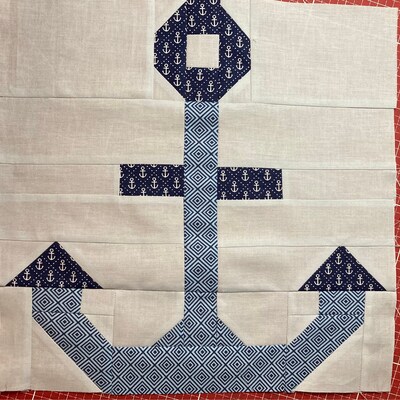 PDF Nautical Quilt Pattern Anchor Quilt Pattern - Etsy