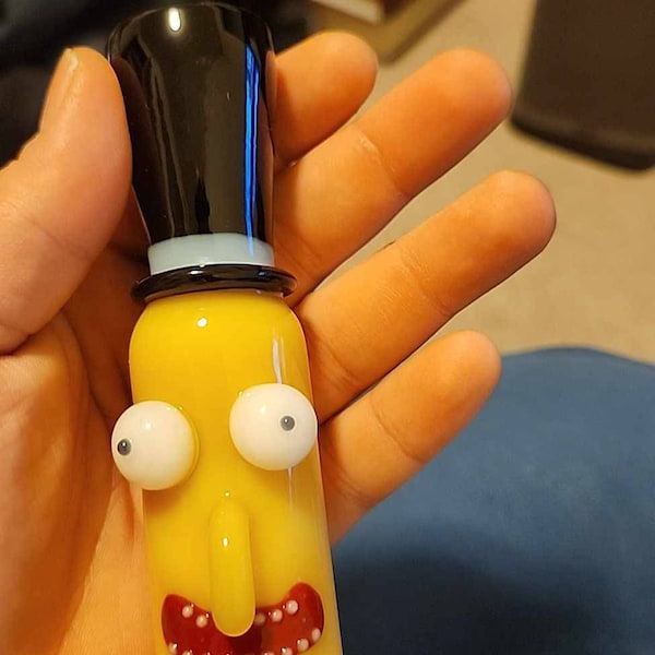 Poopy Pance Glass Blown Tobacco Pipe - Etsy