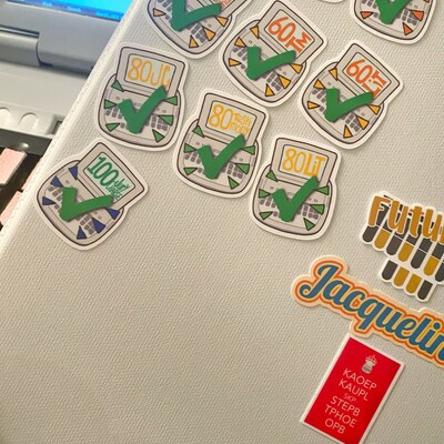 Stenography Student Progress Stickers court Reporting - Etsy