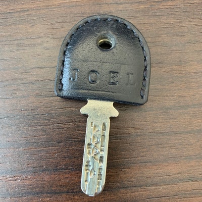 Personalised Leather Key Cover, Leather Key Cap, Key Covers for House ...