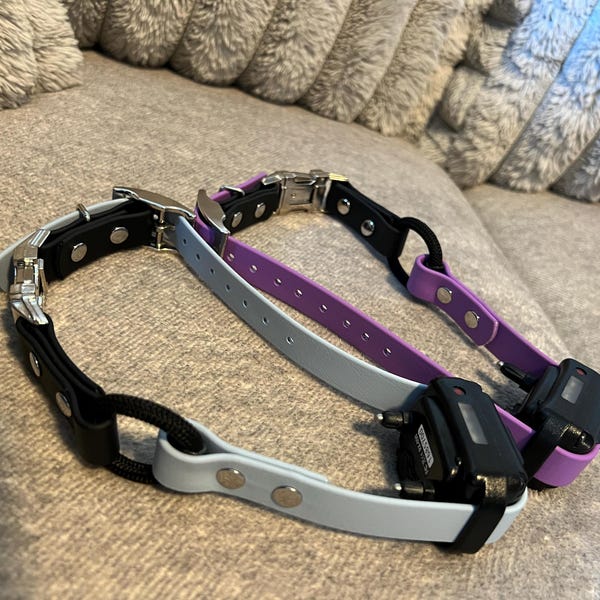 The Vera Bling Biothane® Collar Beta Biothane® Collar Gemstone Collar stinkproof Waterproof - Etsy