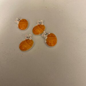 Beaver Buttons by Dill / Woodland Creature Sew Through Embellishments ...