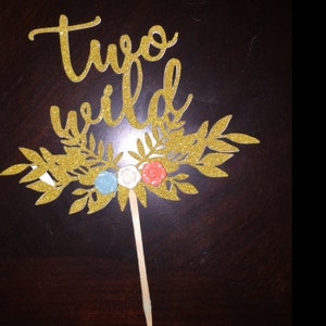 1 Pc TWO WILD Script Fonts Flower Roses Floral Wreath Bohemian | Etsy ...