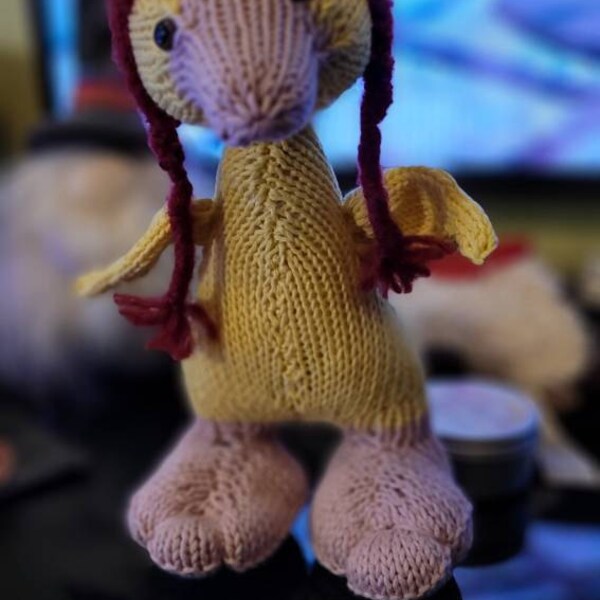 Dingleberry Duckling Pdf Knitting Pattern Download Knitted Flat Written ...