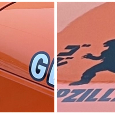 Godzilla Gojira Vertical Text Decal/sticker 1.3x3.5 - Etsy