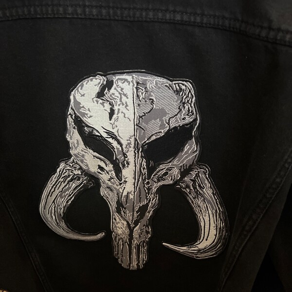 MANDALORIAN SKULL Mythosaur PATCHES - Etsy