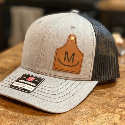 Kids Leather Patch Hat,youth Custom Leather Patch Hats, Logo Hats ...