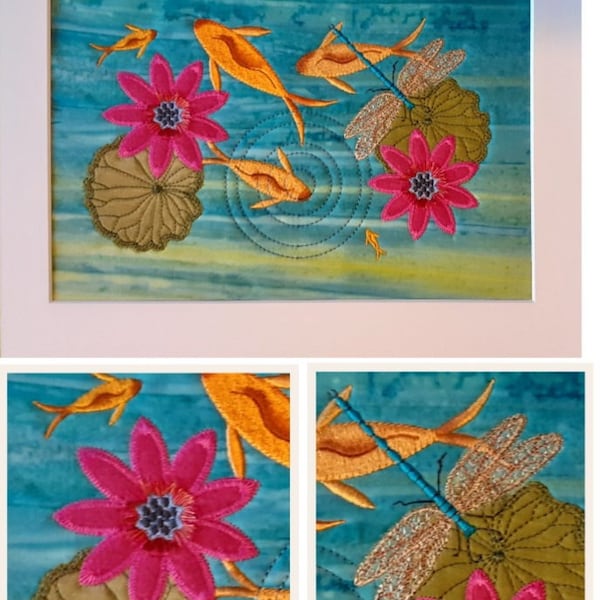 Pond Life Machine Embroidery Designs for the 4x4in/100x100mm Hoop - Etsy