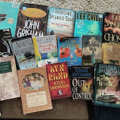 Lot of 100 Mystery Thriller Suspense Fiction Paperback Books - Etsy