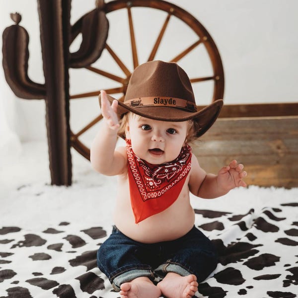 Custom Toddler Cowboy Hat Personalized Toddler Cowboy Hat Custom ...