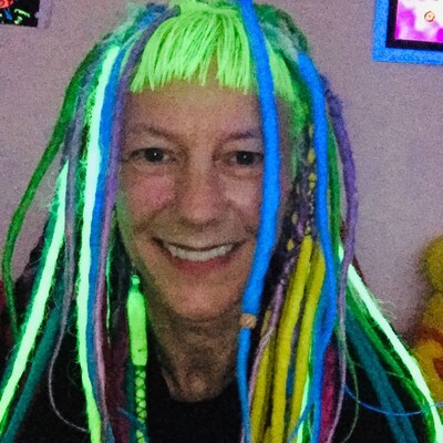 Synthetic Dreads Neon Yellow De or Se , Ombre Dreads Set Green Dreads ...