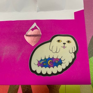 Rainbow Heart Tarot Prism Party Sticker Psychedelic Trippy - Etsy