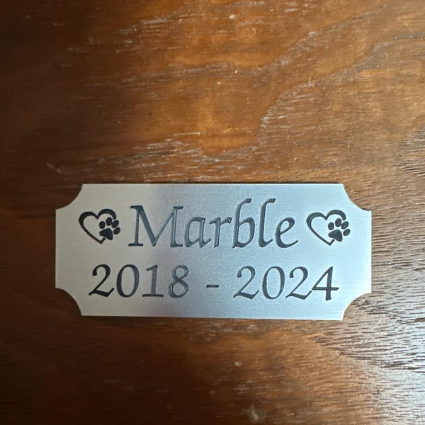 Custom Engraved 2x6 Name Plate Personalized Customized Wall Door Desk ...