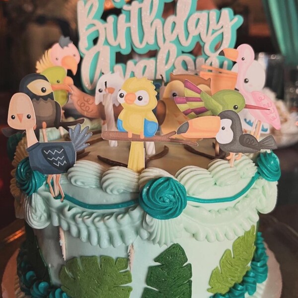 Sweet & Seven Cake Topper, Happy 7th Birthday, Glitter Sweet Sassy ...