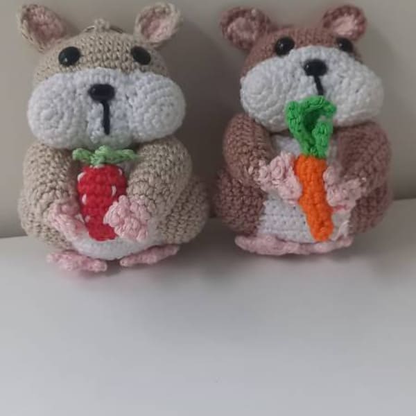 Hamish the Hamster Amigurumi Crochet Pattern - Etsy Australia