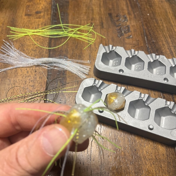 Swim Paddle Aluminium Mould 50-60-70-80mm / Silicone Soft Lure Fishing ...