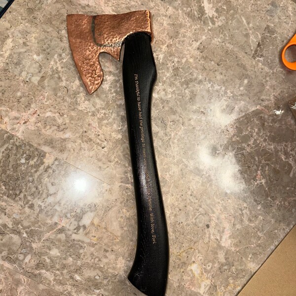 Copper Axe, Axe From Copper, 7th Anniversary Gift for Him, Copper Gift ...