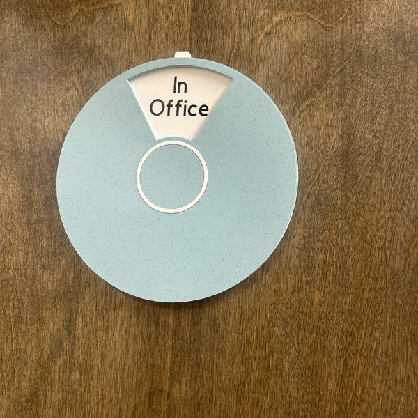 Custom Vinyl Out-of-office Status Signs Personalized Work Status ...