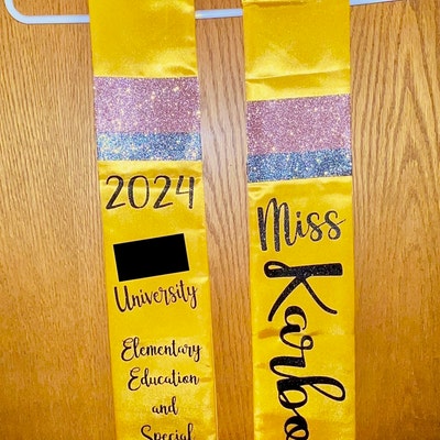 Graduation Teacher Pencil Stoles fast Shipping Available - Etsy