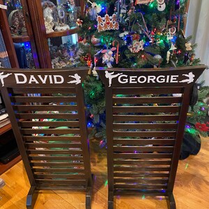 Free Standing Stocking Holder Stand, Custom Christmas Stocking Stand ...