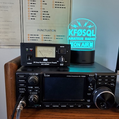 Ham Radio Lighted on Air Callsign Display LED Amateur Radio Operator ...