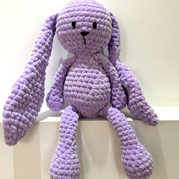 Bunny CROCHET PATTERN, Large Easter Rabbit, Chunky Plush Amigurumi ...
