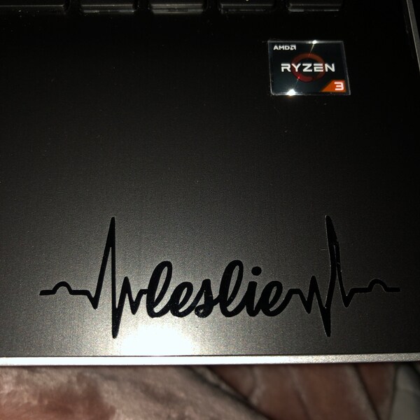 Heartbeat Name Decal / Custom EKG Decal / Nurse Decal / Decal / Sticker ...