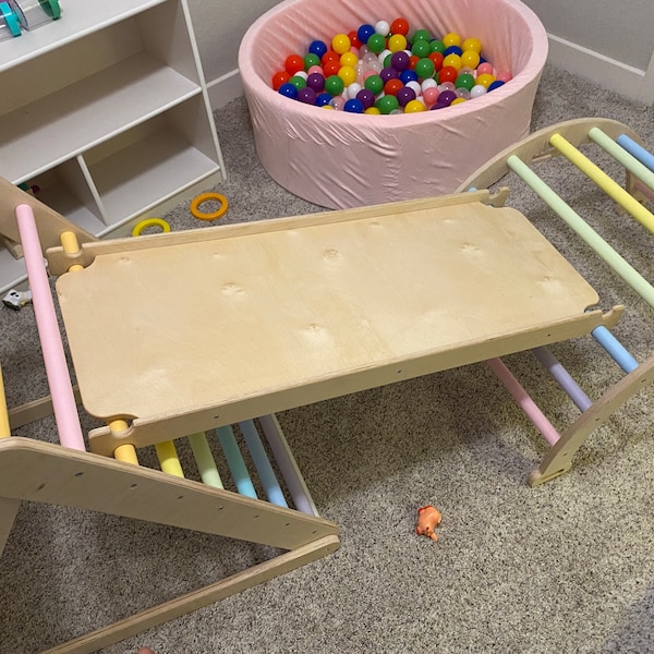 Climbing Triangle Pastel Rainbow, Foldable Triangle, Ladder Climber ...