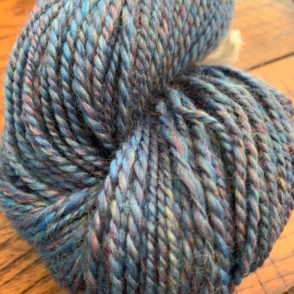 4 Oz of Multi Colored Merino Wool Top Dyed Heather 21.5 Micron Roving ...