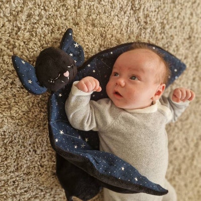Baby Bat Security Blanket, Bat Comforter, Animal Blanket, Plush for ...