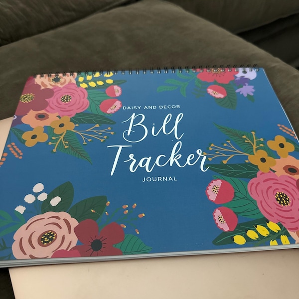 Planner Undated Bill Tracker Journal Organizer Budget Book Payments ...