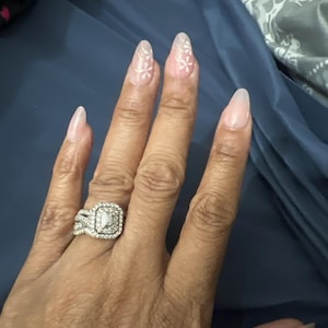 3D Flower Nailshand Drawn Nailsgift Nails custom Press on Nailshand ...