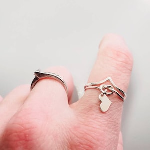 Pointy Ring Recycled Sterling Silver Ring - Etsy