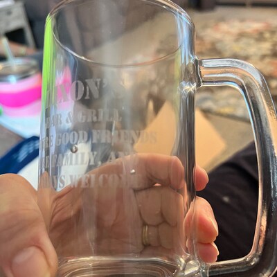 BFF Beer Friends Forever Permanently Engraved Glassware Etched Gift for ...