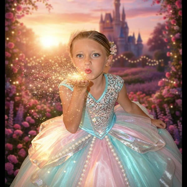 Princess Portrait for Girls, Personalized Royal Portrait, Unique ...