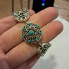 Snap Charms, Teal Turquoise Snap Charms for Snap Jewelry. Fits 18-20mm ...
