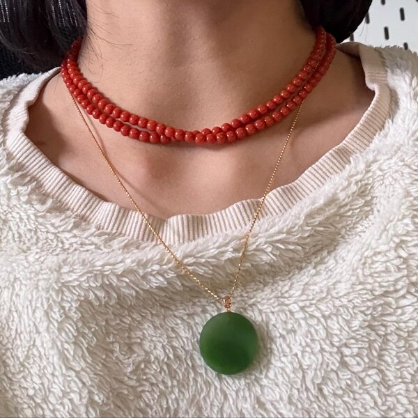 8mm Queen Conch Shell Beads Necklace| High-quality Bahamian Queen Conch ...