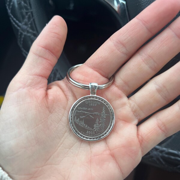 Penny Birth Year Key Chain Keyring Made From Your Choice of Years ...