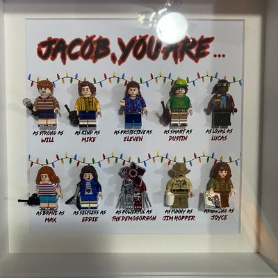 Stranger Things Personalised Gift Frame 10 horror Halloween Unique Gift ...