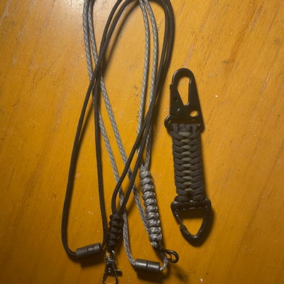 Tactical Paracord Rifle Clip HK Hook With Triangle Carabiner - Etsy