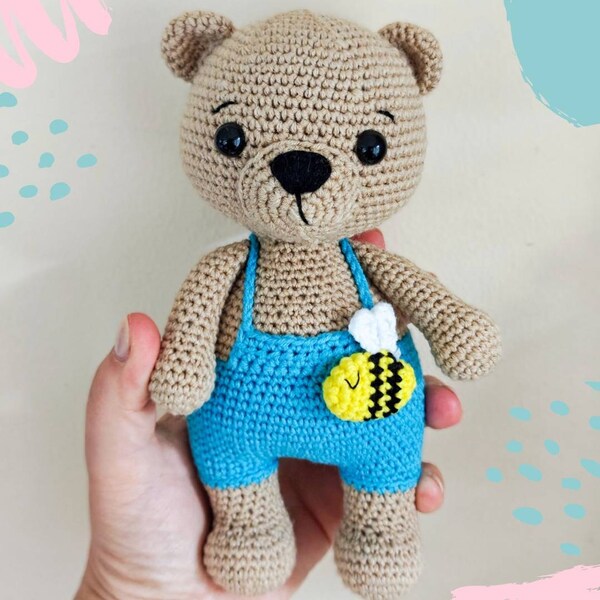 PDF Bruno the Bear/crochet Pattern in English and Polish/digital ...