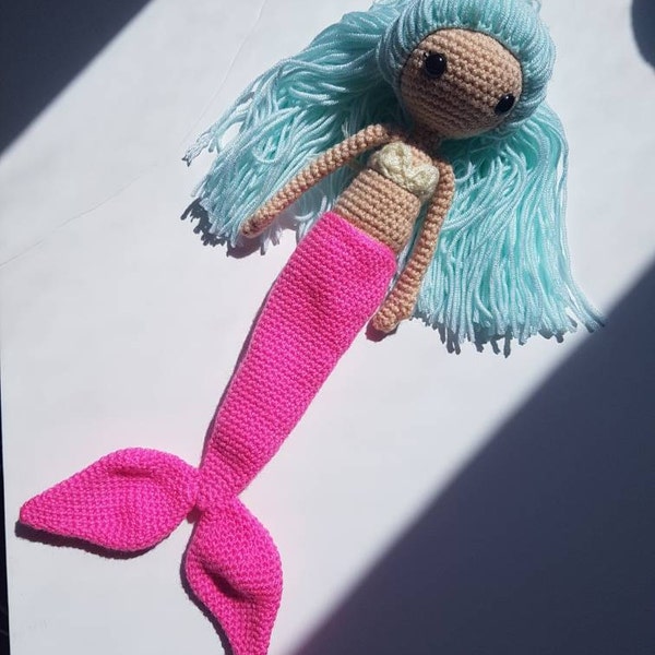 TWO Crochet Patterns in English - Mindy the Mermaid Doll and Felicia ...