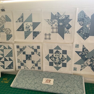 Vintage Cotton Reel Mini Quilt Pattern by Jemima Flendt of Tied With a ...