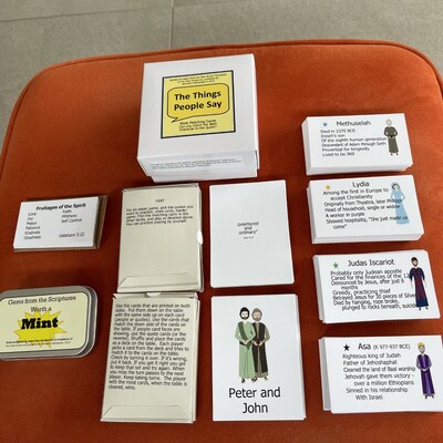 Do I Know You Bible Character Matching Card Game - Etsy