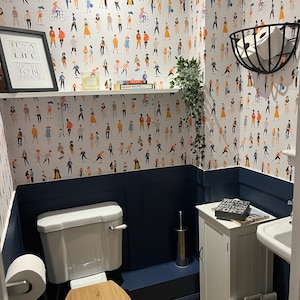 Solid Color Peel and Stick Wallpaper / One Color Removable Wallpaper ...