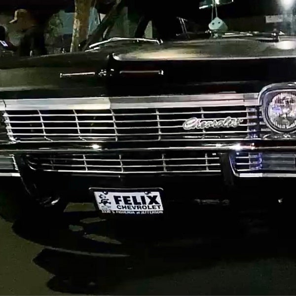 Felix | Custom Aluminium License Plate | Lowrider | Chevrolet - Etsy