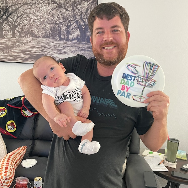 Best Dad by Par Disc Golf Disc | MVP Innova Dynamic Discs | Father Gift ...