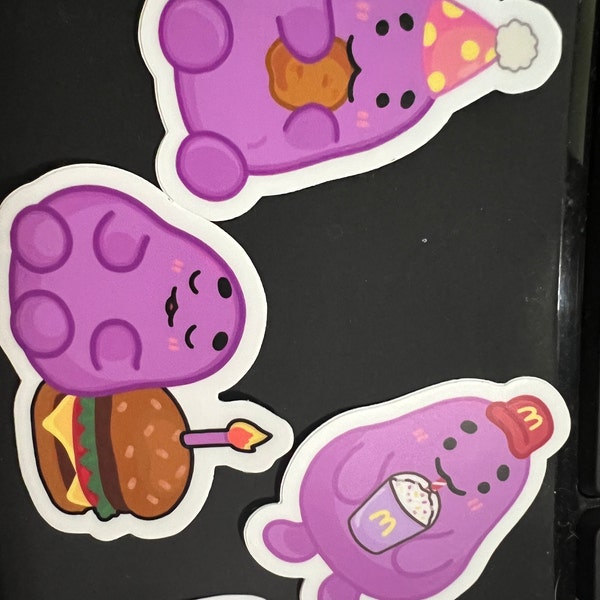 Little Apple the Gym Rat | Die Cut Sticker for Journal, Water Bottle ...