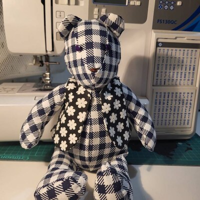 Memory Bear Pattern Simplicity A2115 Pattern Plush Sewing Pattern ...